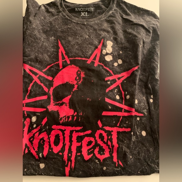 Fruit of the Loom | Shirts | Slipknot Knotfest Band Tee Xl | Poshmark